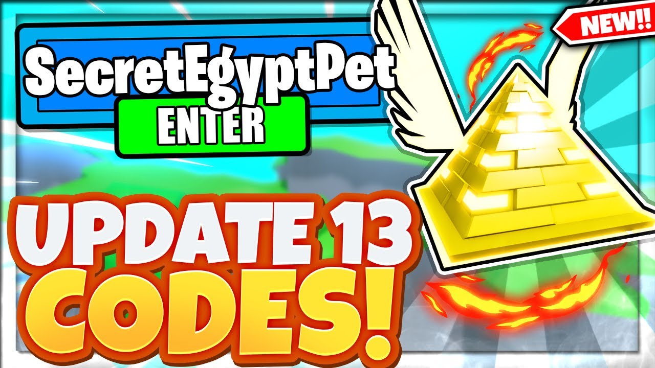 13 NEW SECRET MYTHIC PET *EGYPT UPDATE* CODES In CLICKER SIMULATOR ...