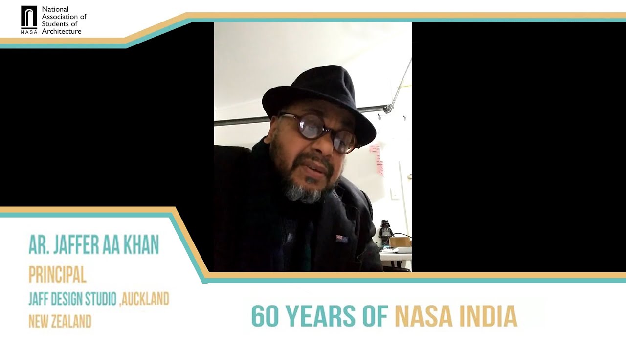 Ar. Jaffer Khan talks about NASA India - YouTube