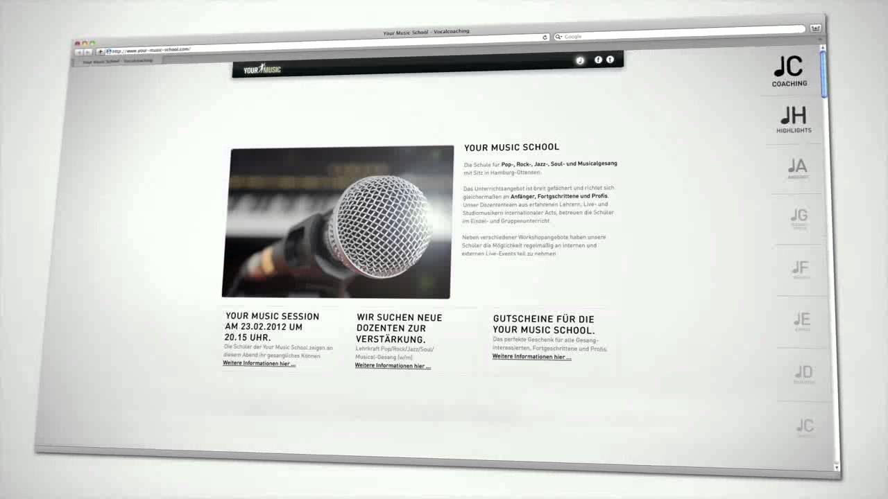 Vocal Coaching Website - YouTube