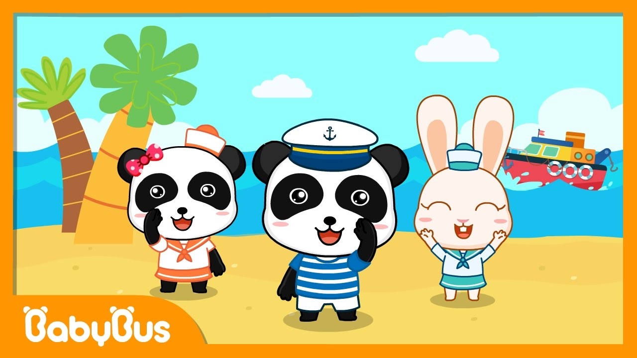 A sailor went to sea | Nursery Rhymes | Kids Songs | BabyBus - YouTube