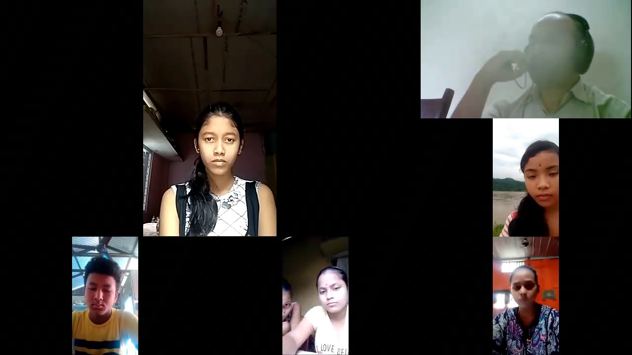 Video Conference Class on jio meet with my students - YouTube