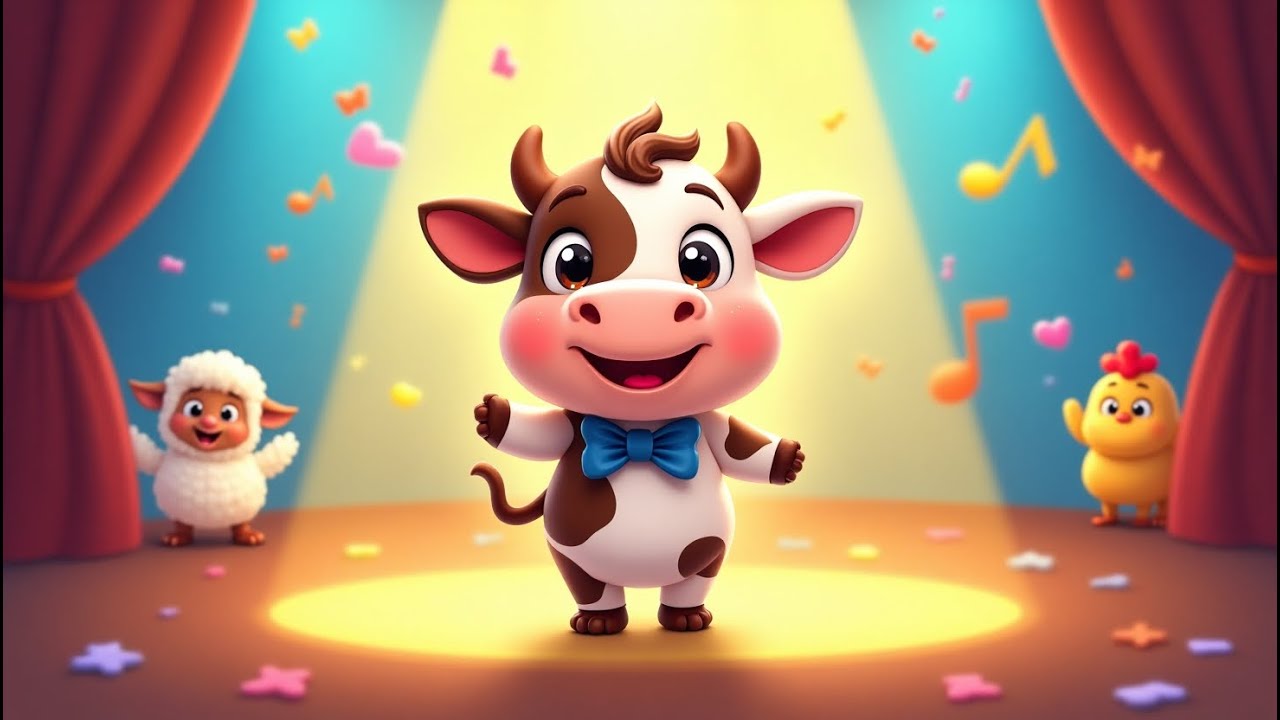 Baby Momo Cow Dance | Fun Dancing Cow Song for Kids | Moo-tastic ...
