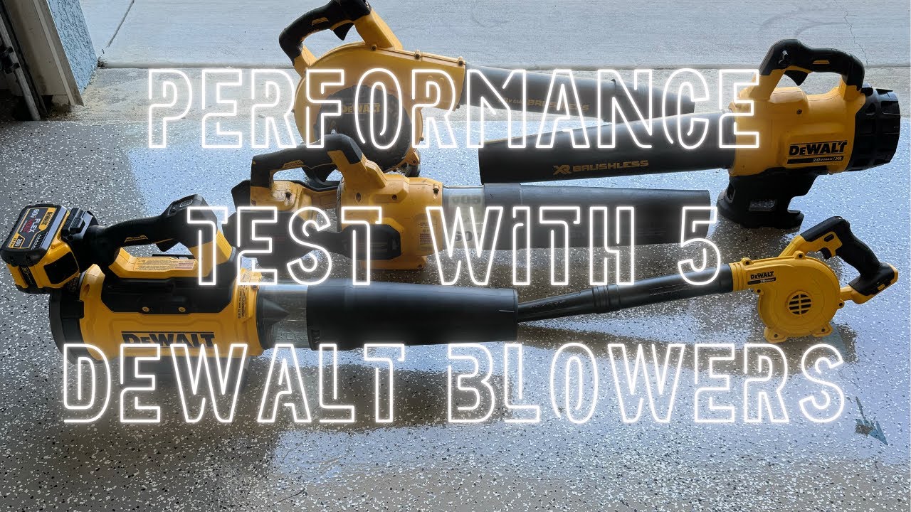 How do the Dewalt Blowers Performs in the Performance Test? DCE100 ...
