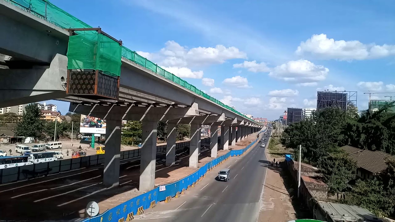 The Nairobi Express way / Bellevue foot bridge - YouTube