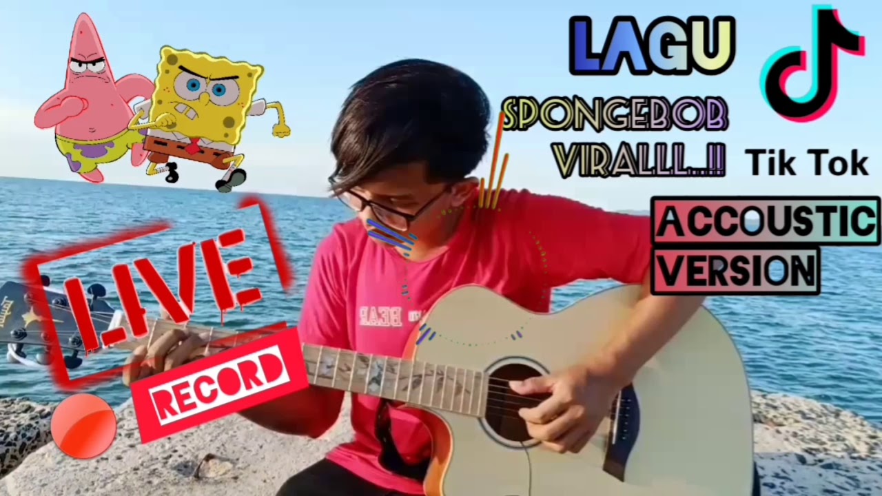 Grass Skirt Chase (Spongebob Theme) Akustik Guitar Fingerstyle - YouTube