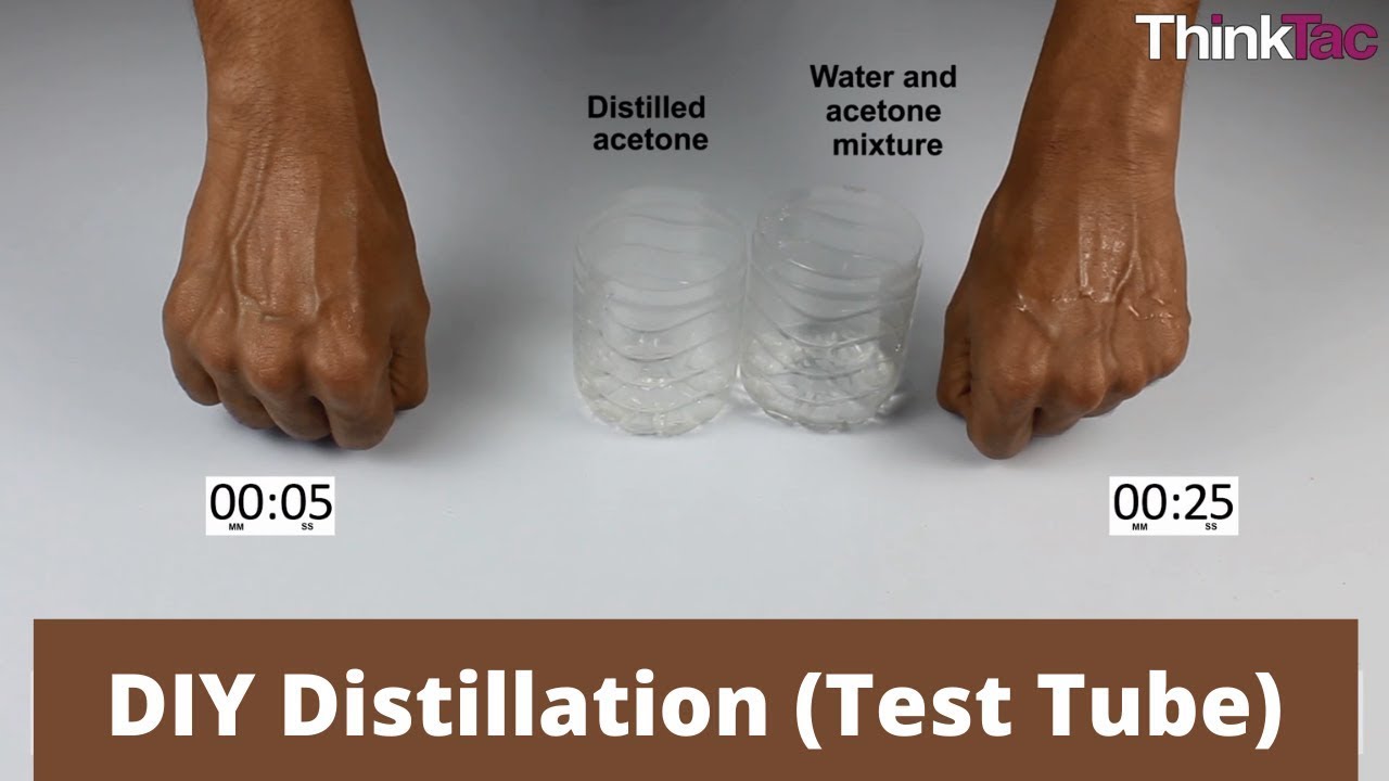 DIY Distillation (Test Tube) | ThinkTac | DIY Science - YouTube