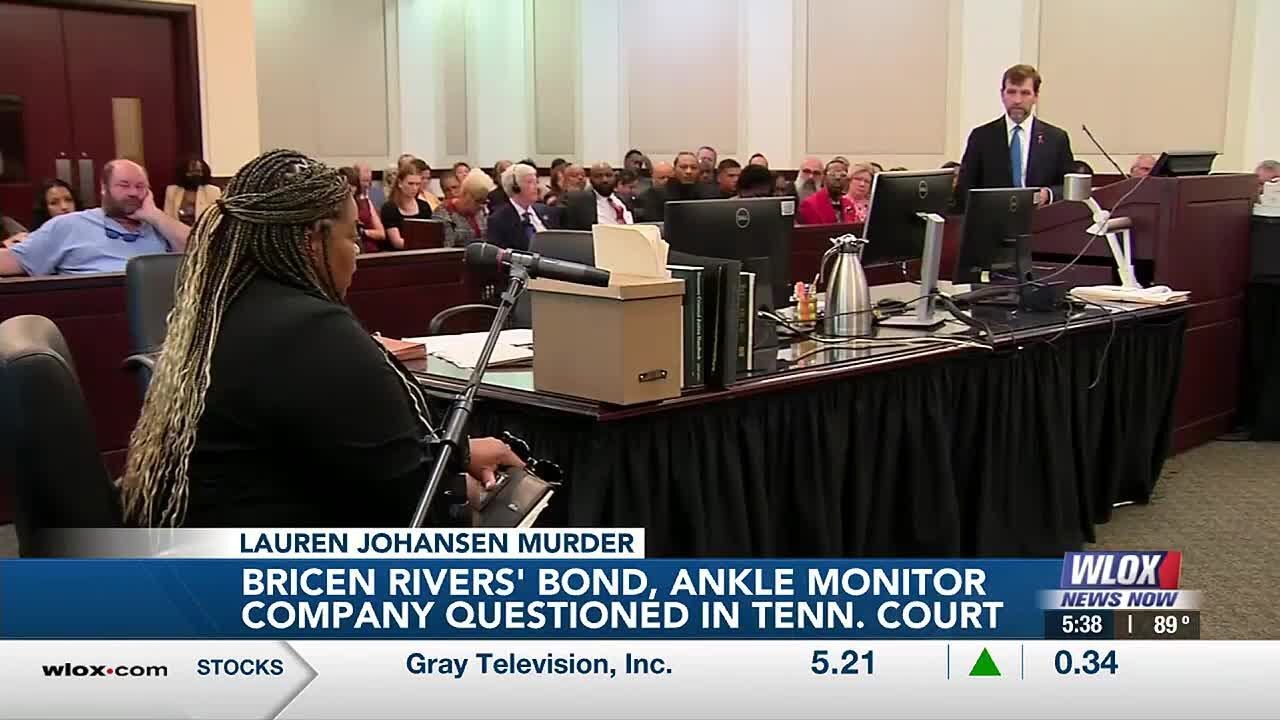 Bricen Rivers' bond, ankle monitor company question in Tennessee court ...