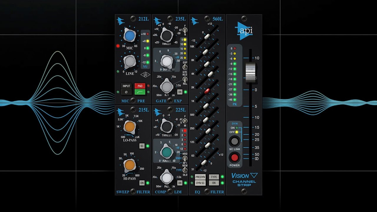 API Vision Channel Strip Sound Examples | UAD Native & UAD-2 - YouTube