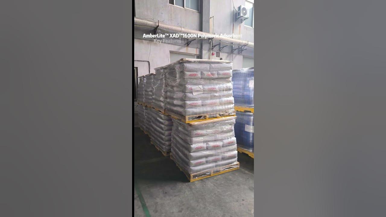 Dupont AmberLite™ XAD™1600N Polymeric Adsorbent Key Features l White insoluble beads - YouTube