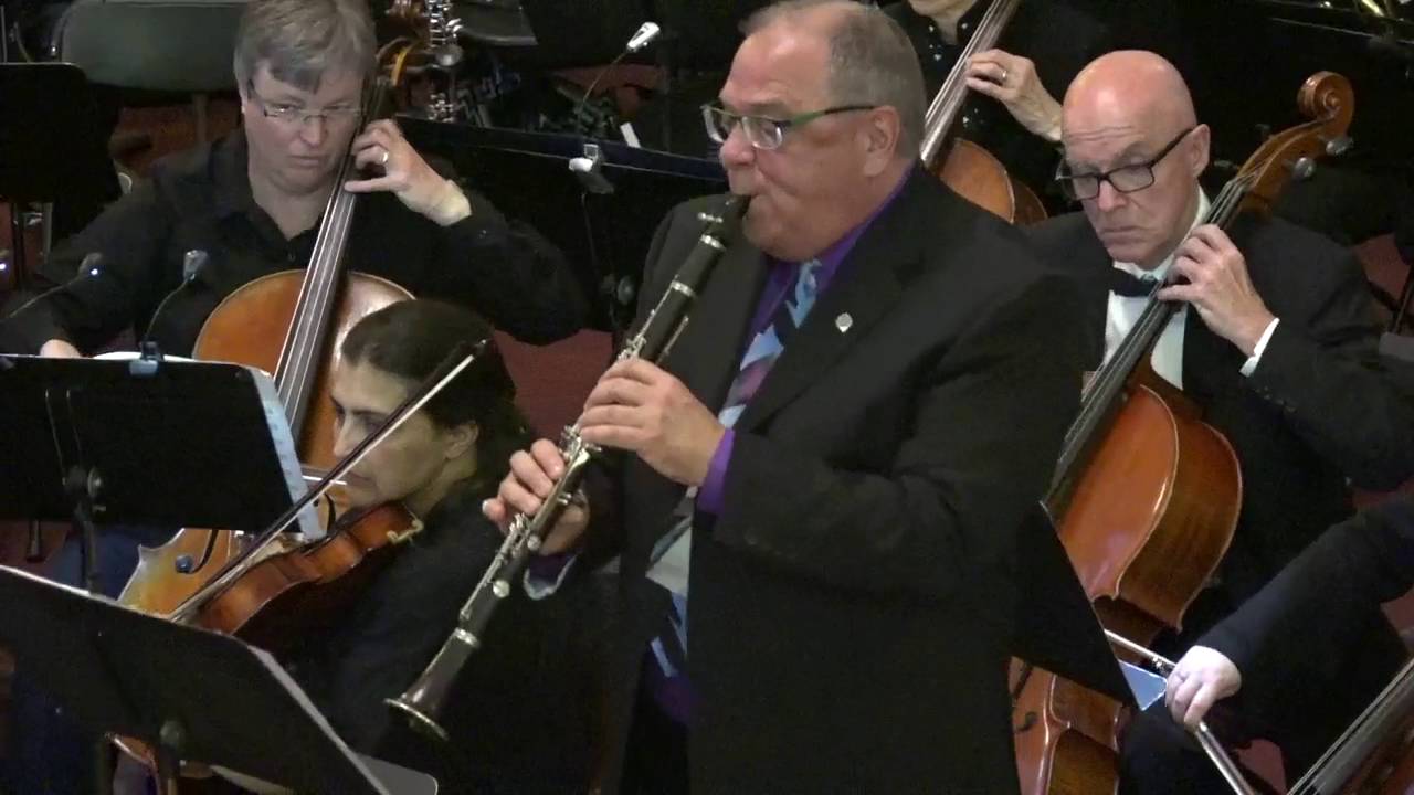 Baker Clarinet Concerto Michael Lyons & NOC - YouTube