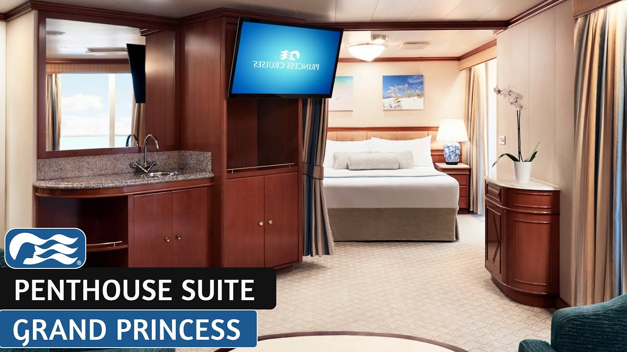 Grand Princess | Penthouse Suite | Full Walkthrough Tour & Review | 4K ...
