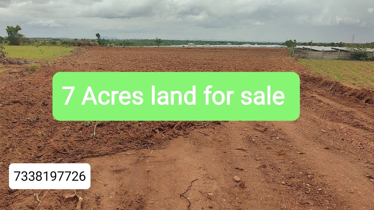 7 acres agriculture land for sale ( 7338197726 ) 115 Kms from Bangalore ...