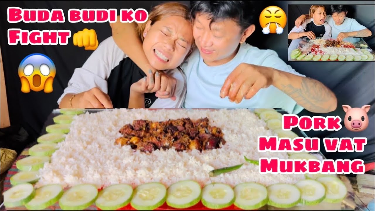 FIGHT👊HO KI MUKBANG😒//BUDA BUDI KO PARA😅//bebo_vlog🌎🥀 ️ - YouTube
