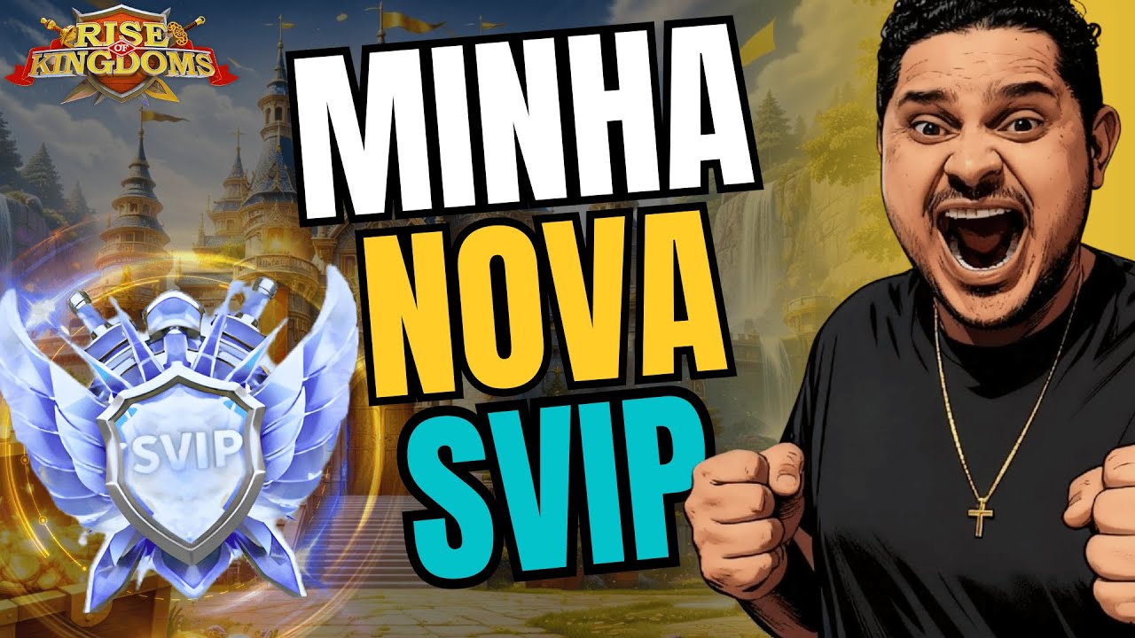 MINHA NOVA SVIP CONTA INSANA | RISE OF KINGDOMS | MarquesRok - YouTube