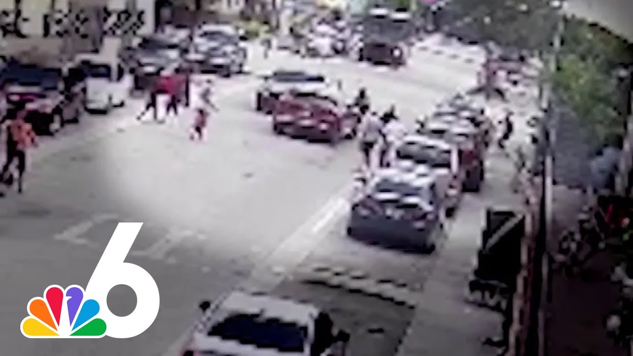 New video shows moment Miami officer is hit by car - YouTube