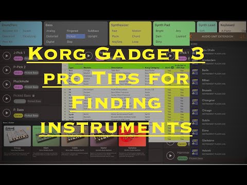 Korg Gadget 3 for iOS: Pro Tips for Finding Instruments and Sounds