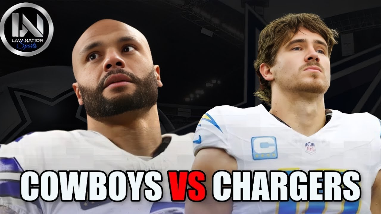 Cowboys VS Chargers Live Reaction by Law Nation Sports + More - YouTube