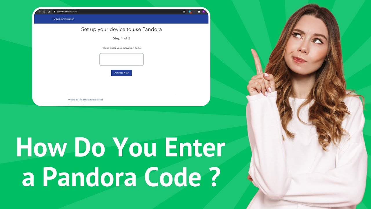 How Do You Enter a Pandora Code? | Step-by-Step Guide - YouTube
