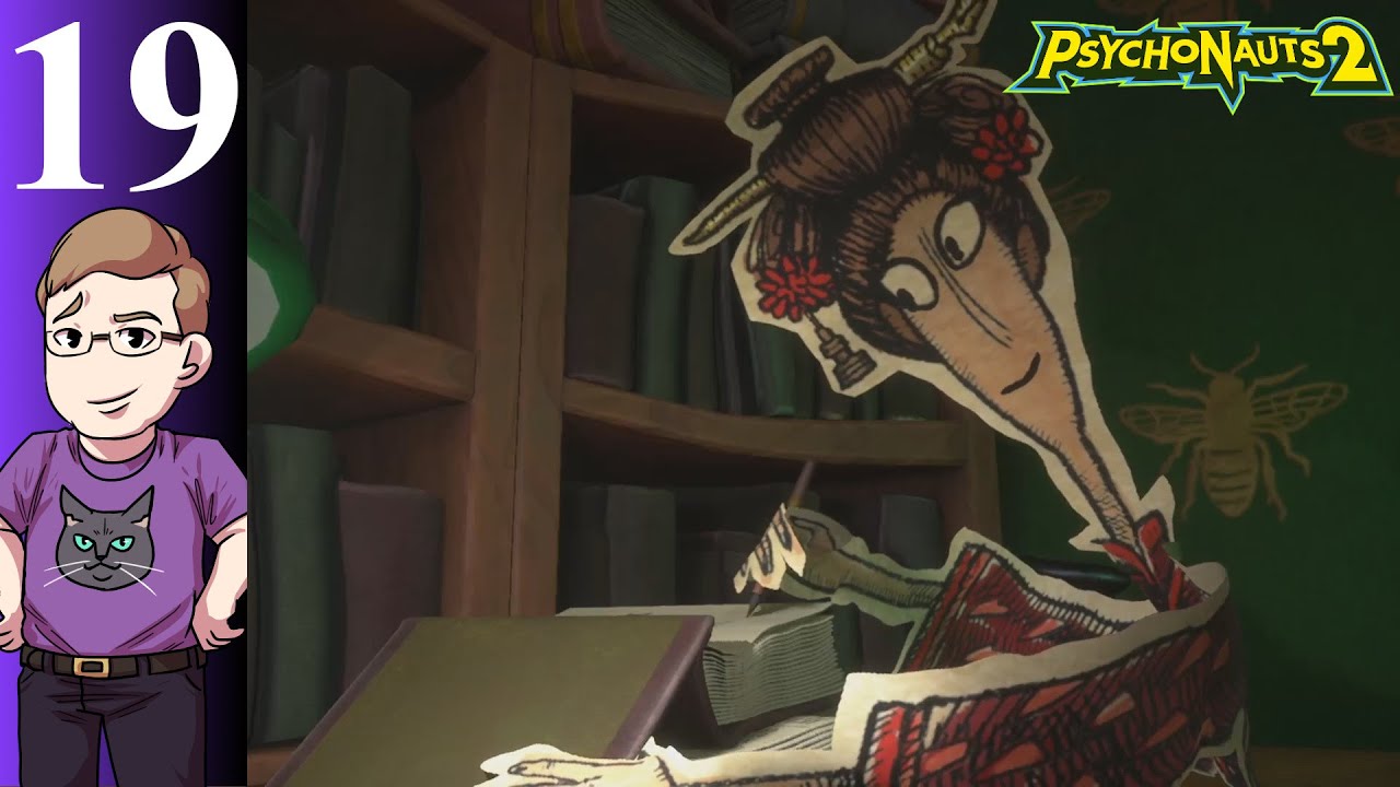 Let's Play Psychonauts 2 (Blind) Part 19 - Getting Past Bees and ...