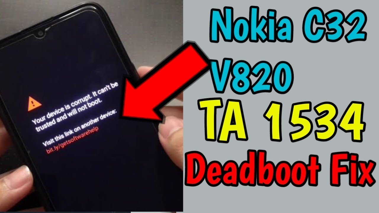Ta 1534 Nokia c32 V820 Deadboot & Redstate Fix And Permanent MDM - YouTube
