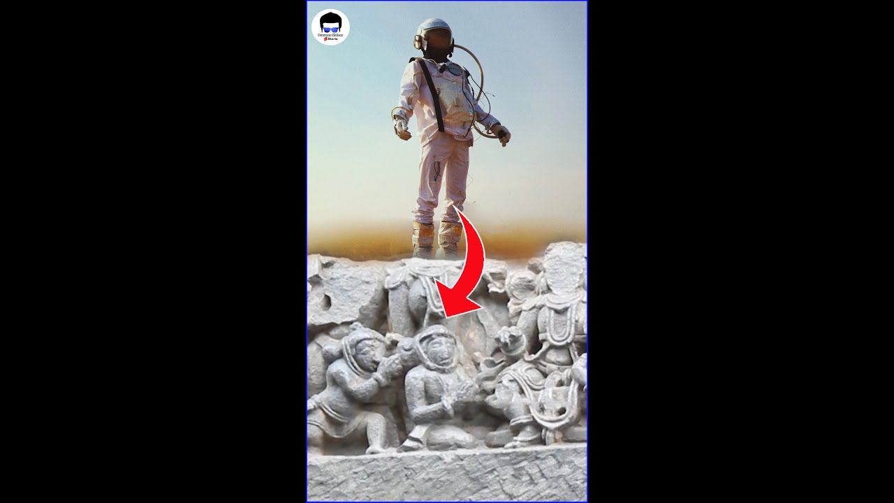 Carving of Ancient Astronaut found in Hoysaleswara temple! - YouTube