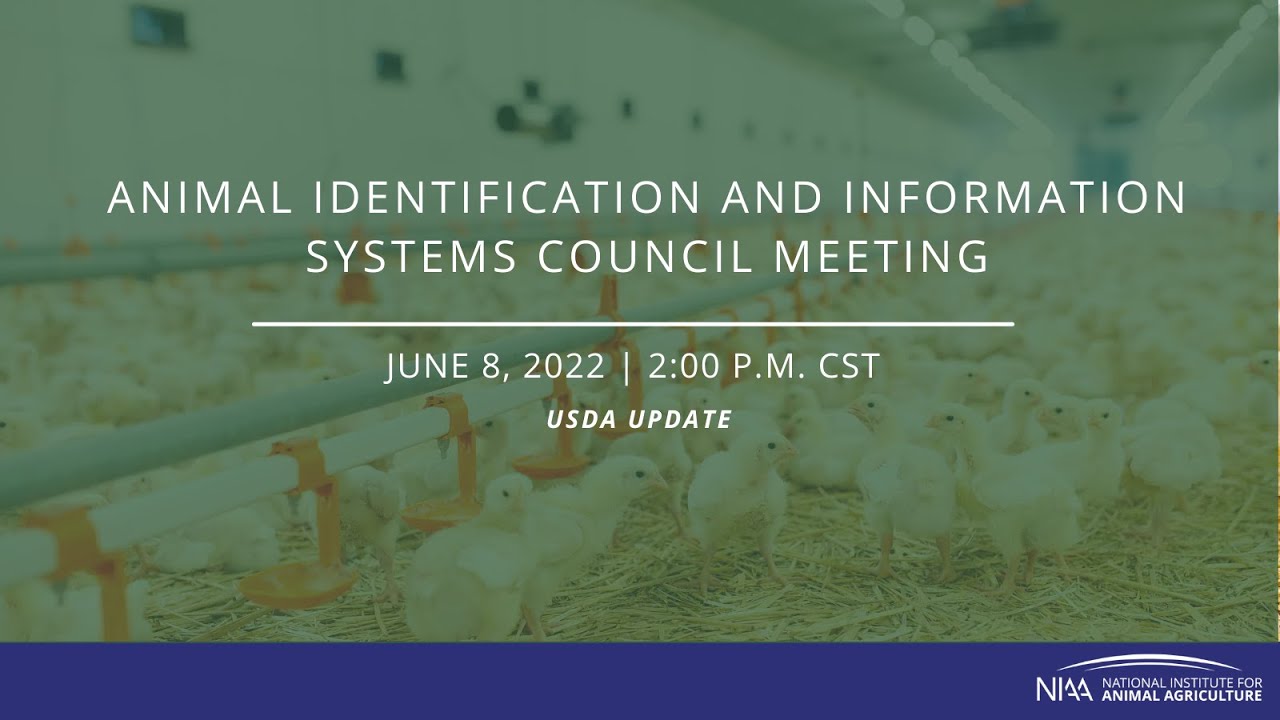 Animal Identification and Information Systems - USDA Update - YouTube