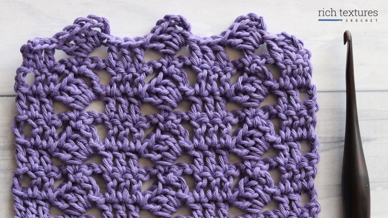 Tilted Rows Stitch | How to Crochet - YouTube