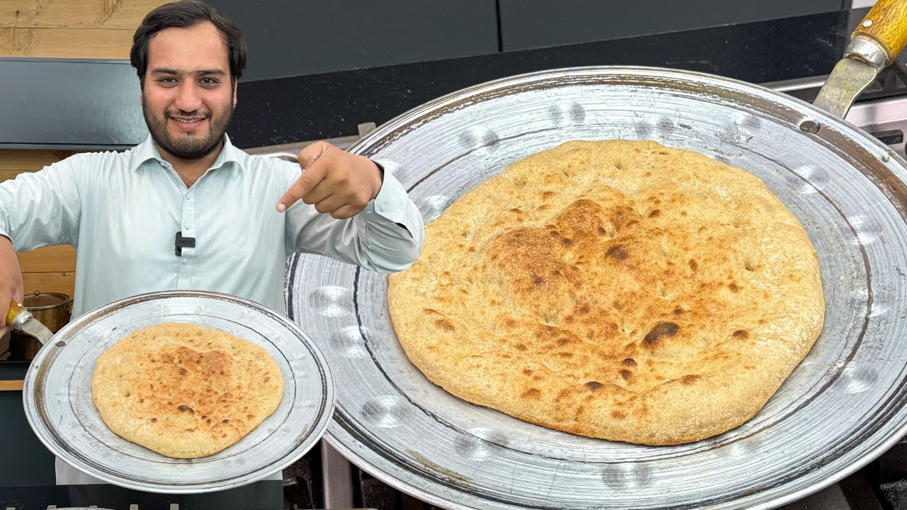 Afghani Roti homemade on tawa - YouTube