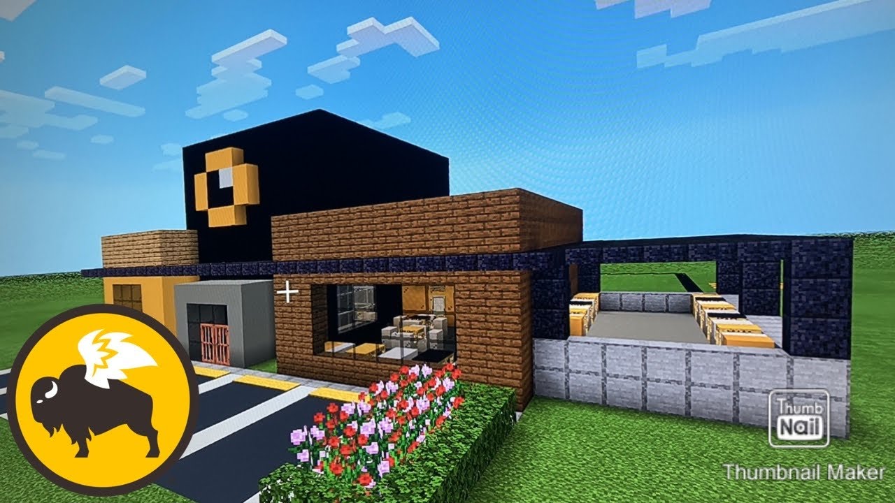 Minecraft Tutorial #46: How To Make A Buffalo Wild Wings (Restaurant ...