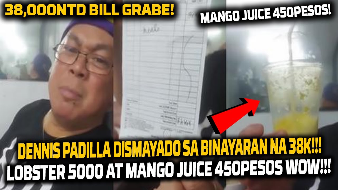 DENNIS PADILLA NA HOLDUP SA KINAINAN NA RESTAURANT 38,000PESOS BILL ...