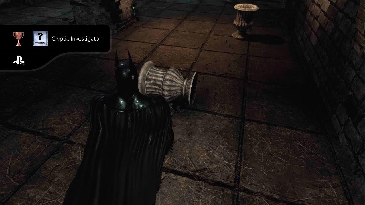 Batman: Return to Arkham - Arkham Asylum Cryptic Investigator 🏆 - YouTube