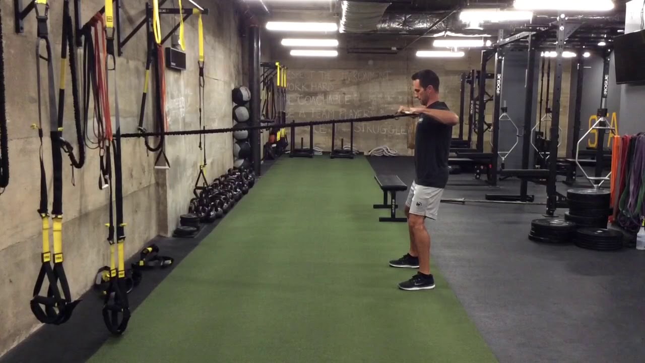 TRX Rip Trainer Asymmetrical High Row - YouTube