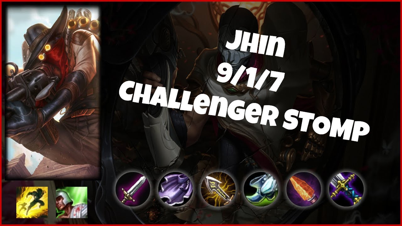 Challenger Jhin Bot (9/1/7) Gameplay Replay - Patch 10.16 - YouTube