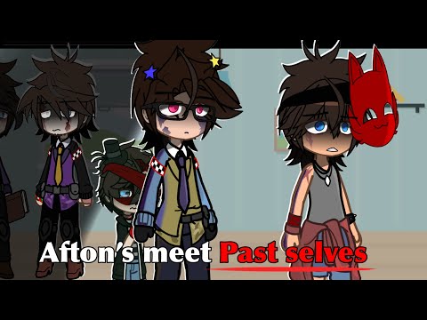 Afton’s meet their past selves || FNAF Gacha || Afton family || AU || Gacha club +Gl2 ||