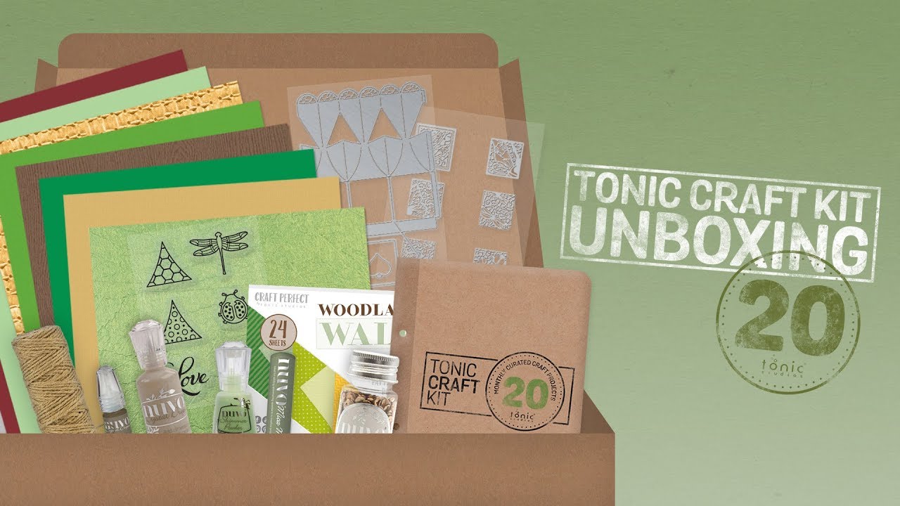 Tonic Craft Kit 20 Unboxing - Woodland Walk - YouTube