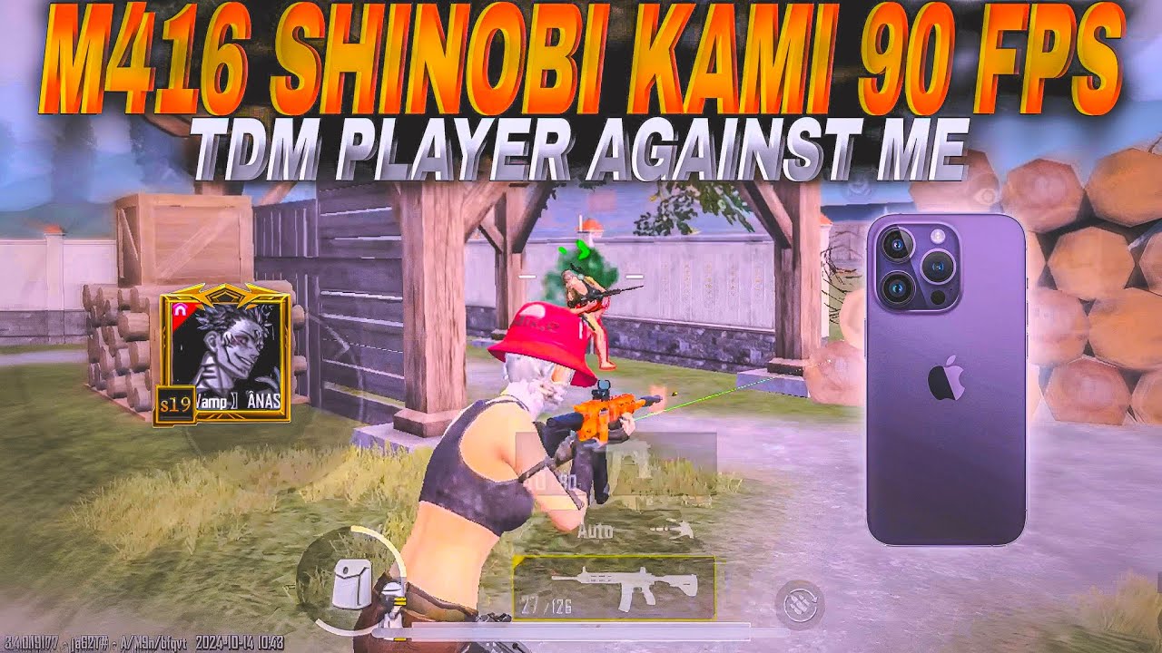 THIS SHINOBI KAMI M416 90 FPS TDM PLAYER Shocked Me ⁉️ - YouTube