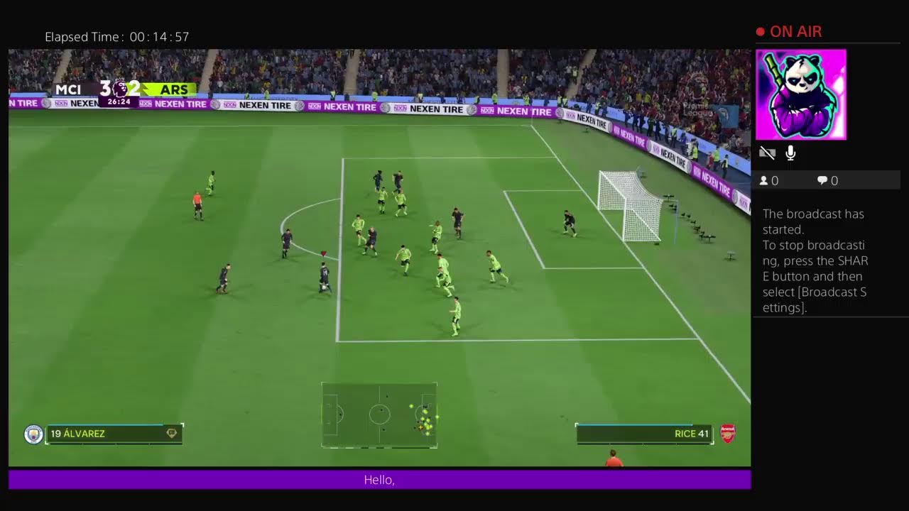 Playing FC 24 Live stream gameplay By Alaa gaming professional ...
