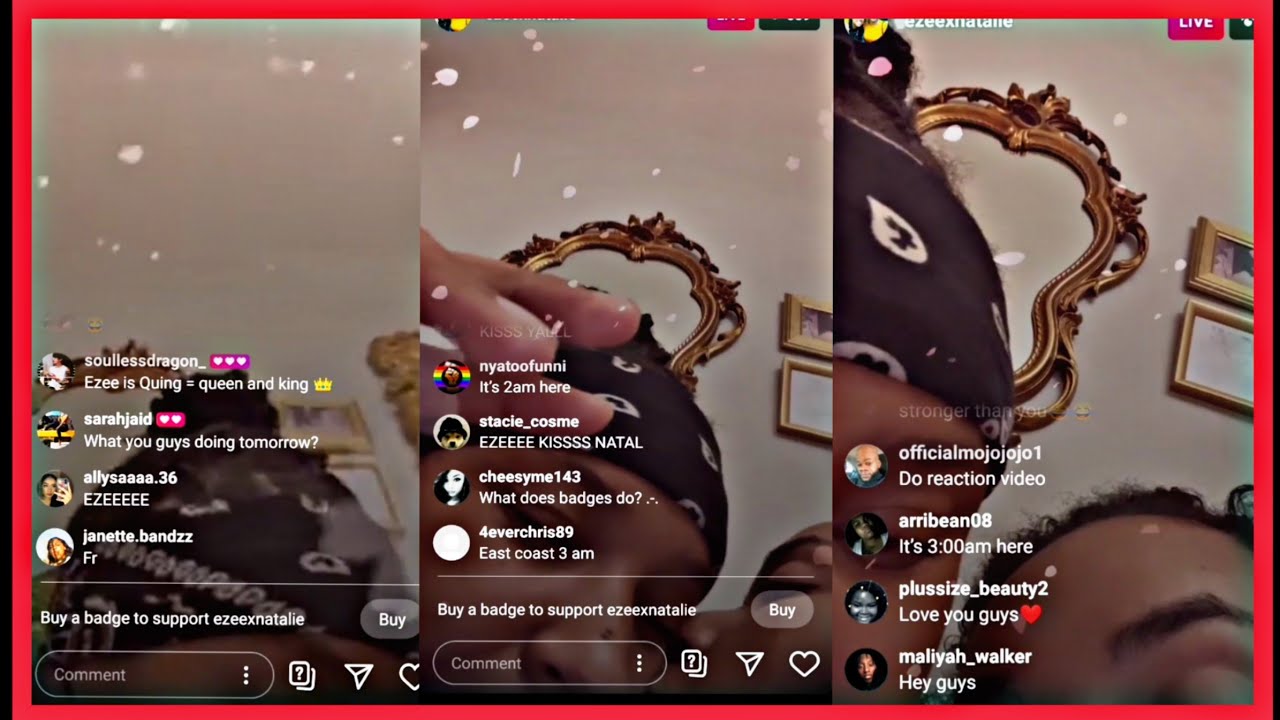 EZEE X NATALIE GET FREAKY ON INSTAGRAM LIVE ( Who Is The Prank Queen)!? - YouTube