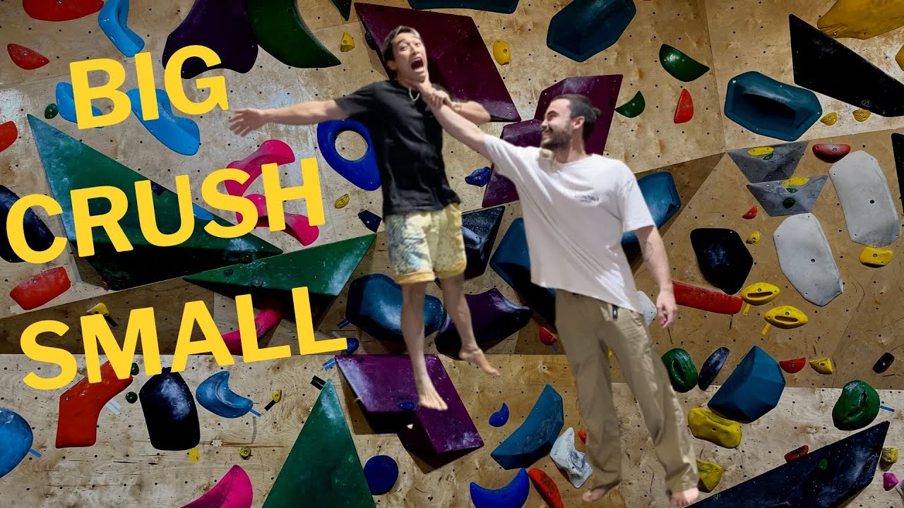 BIG CLIMBER CRUSHES SMALL CLIMBER - YouTube