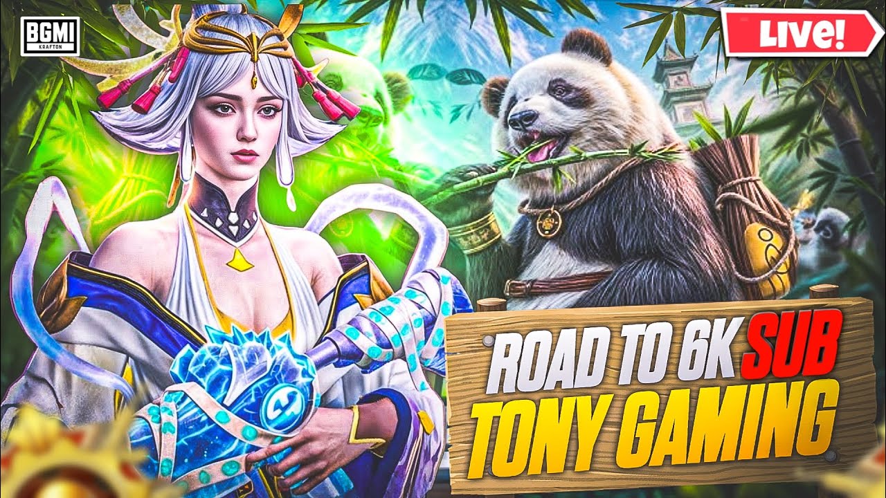 BGMI LIVE STREAM 5k SPECIAL RANK PUSH TONY GAMING LIVE - YouTube