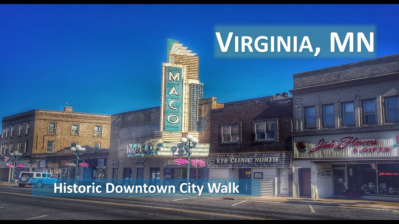 Virginia, MN | A 4K City Walking Tour - YouTube