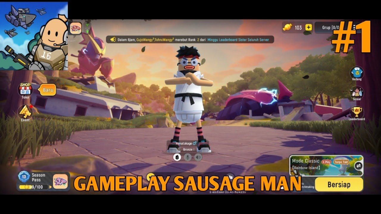 GAMEPLAY SAUSAGE MAN #1 - YouTube