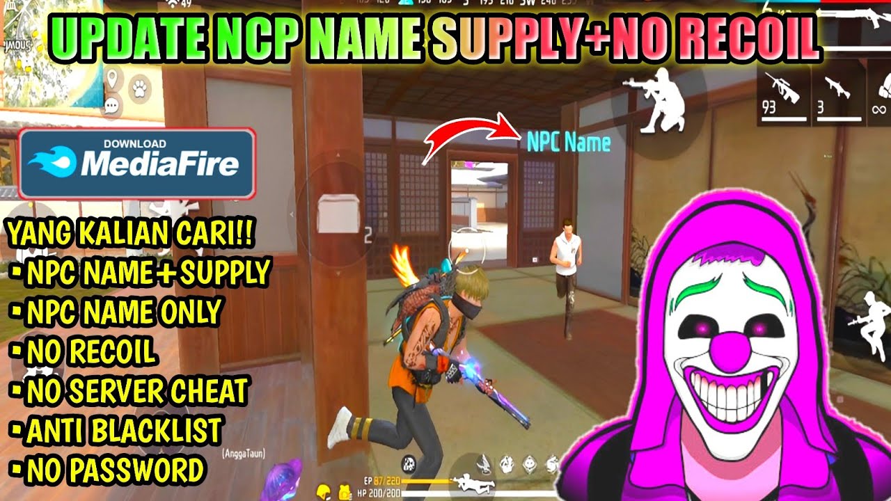 Config Npc Name Ff!! Config Npc Name Full Supply+ No Recoil Terbaru ...