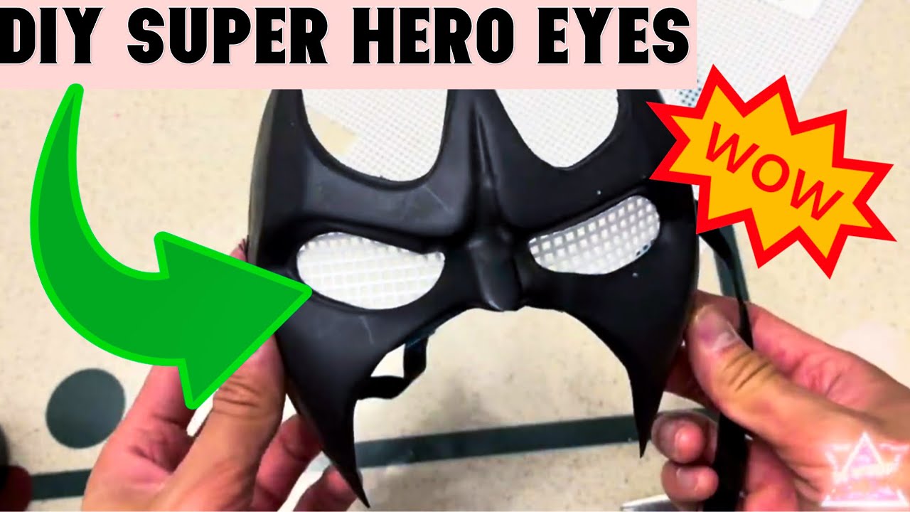 How To Make Super Hero Eyes #cosplay - YouTube