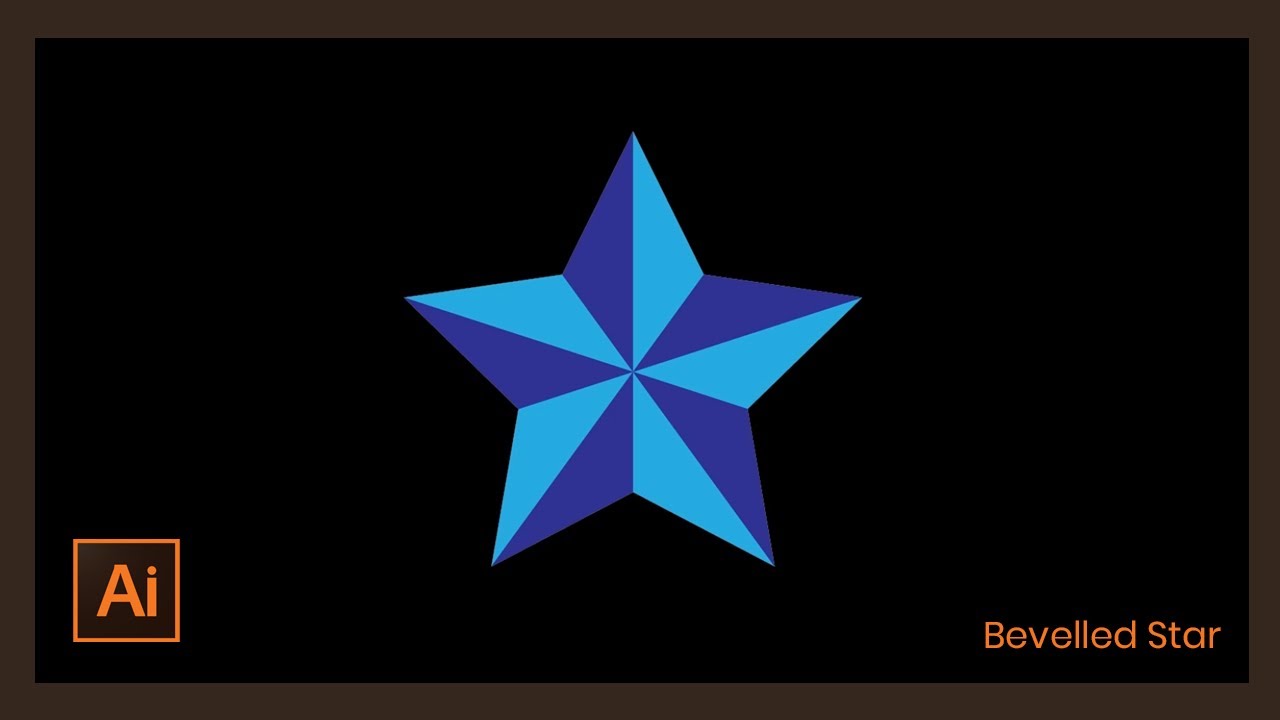 How to create bevelled Star | Adobe Illustrator | Design Mentor - YouTube