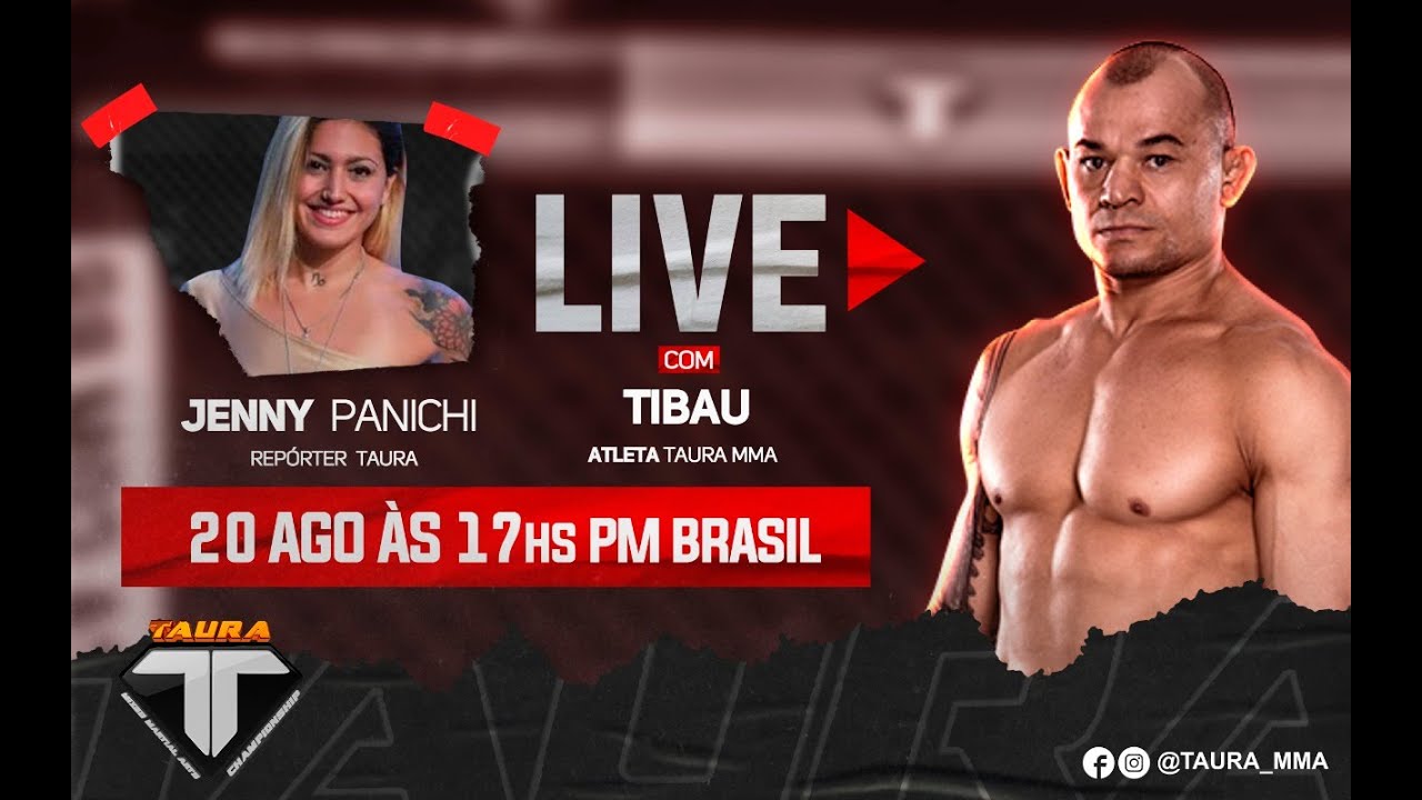LIVE COM GLEISON TIBAU, A NOVA ESTRELA DO TAURA MMA - YouTube