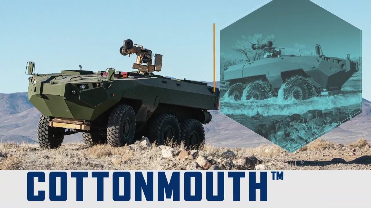 U.S. Marine Corps has received its first Cottonmouth ARV - YouTube