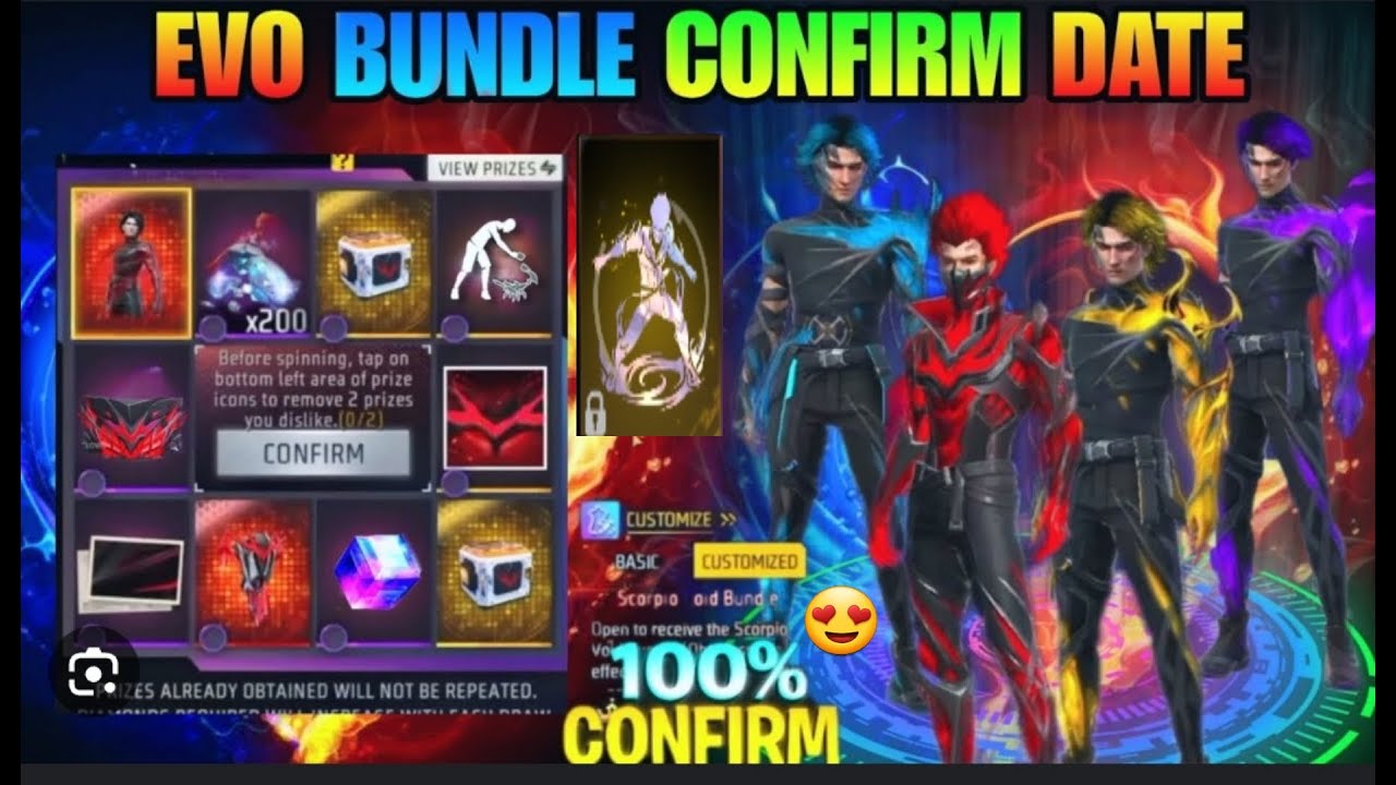 FREE FIRE NEXT EVO BUNDLE || EVO BUNDLE CONFIRM DATE - YouTube