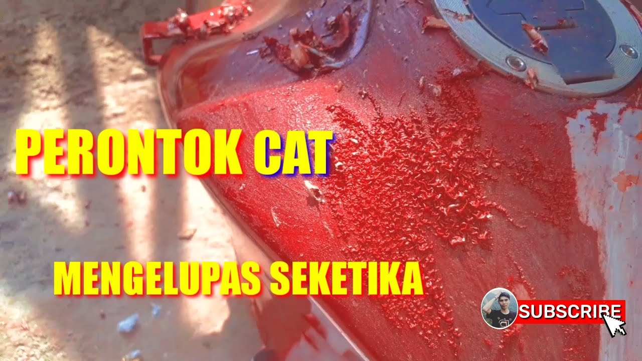merontokan cat body motor - YouTube