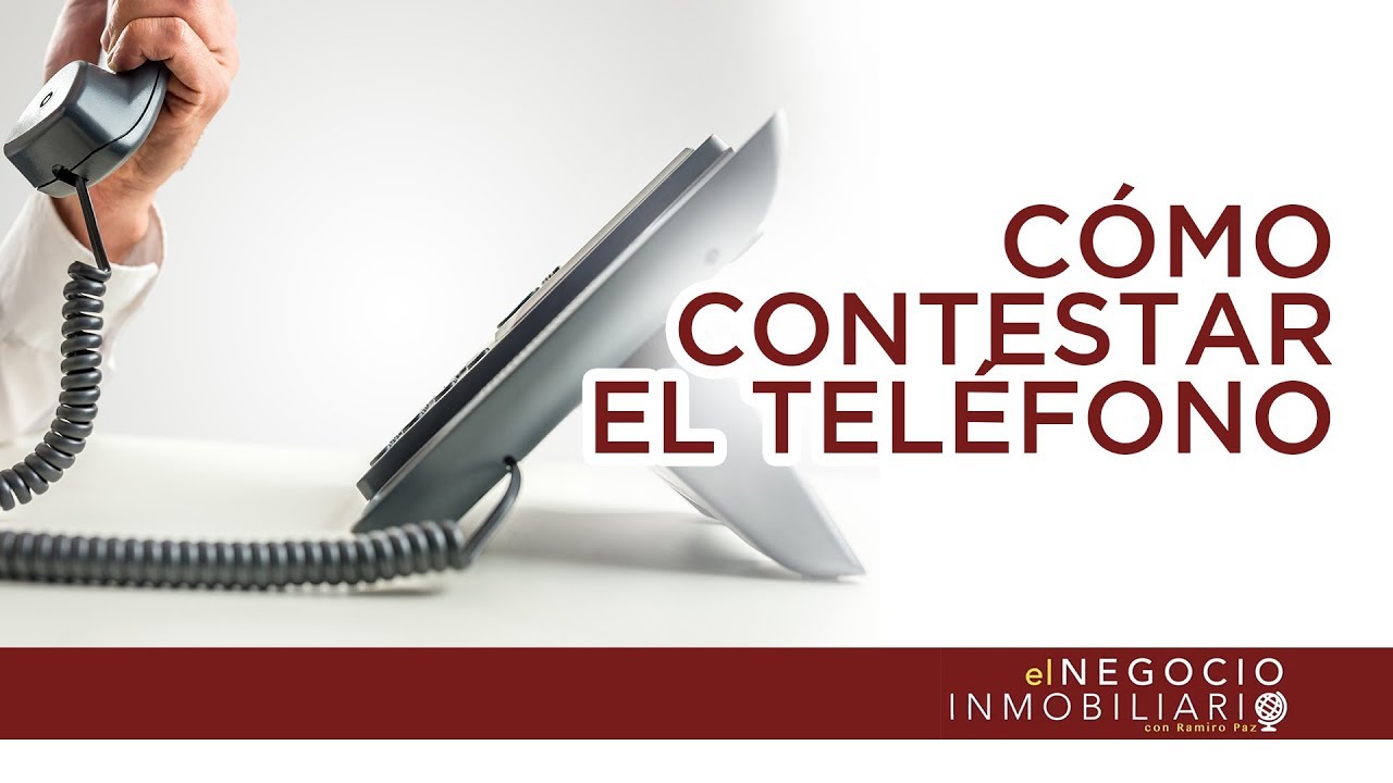 CÓMO CONTESTAR EL TELÉFONO - YouTube
